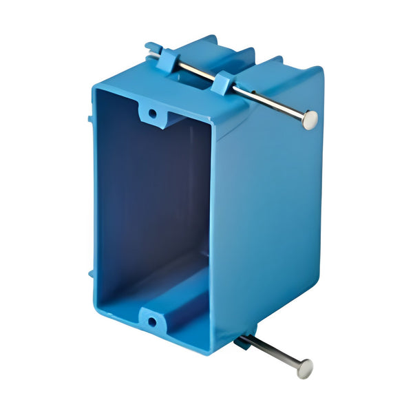 1-Gang PVC New Work Standard Switch/Outlet Wall Electrical Box, 20 Cub ...