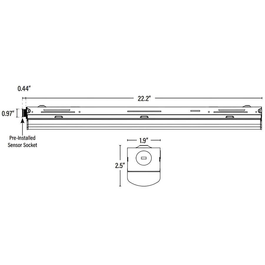 Strip Light Fixtures – Sunco Lighting
