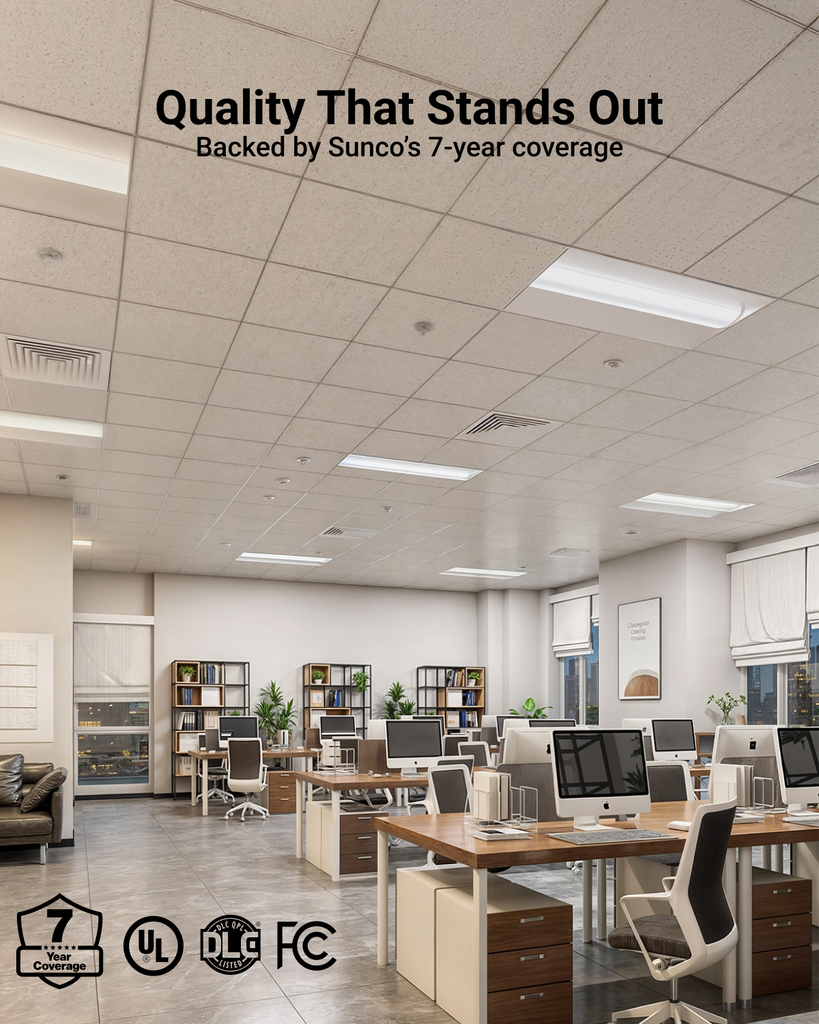 LED Center Basket Troffer, 56W/52W/46W, 2x4, Selectable Wattage & CCT ...