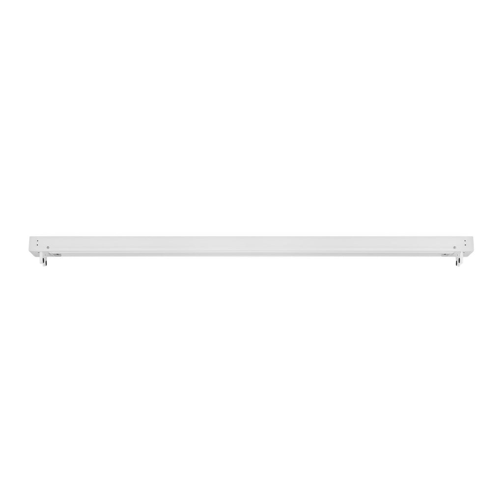 4ft T8 LED Ready Strip Light Fixture, White, Double-Lamp, Non-Shunted ...