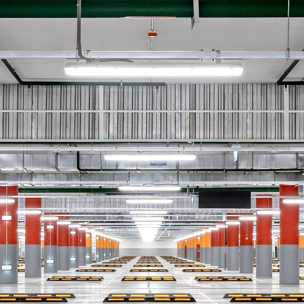 4ft LED Ready Vapor Tight Fixture, Double-Lamp, Non-Shunted, Double En ...