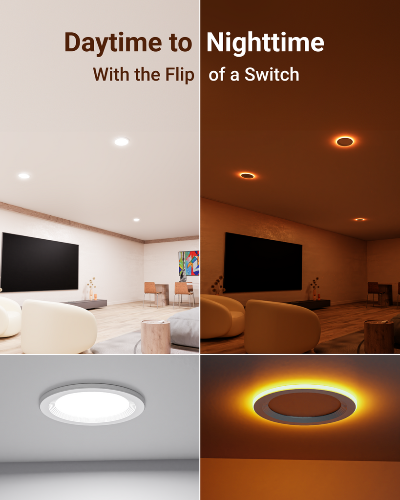 6 Inch Slim Baffle Trim with Nightlight | LED LIGHTING | SUNCO – Sunco ...