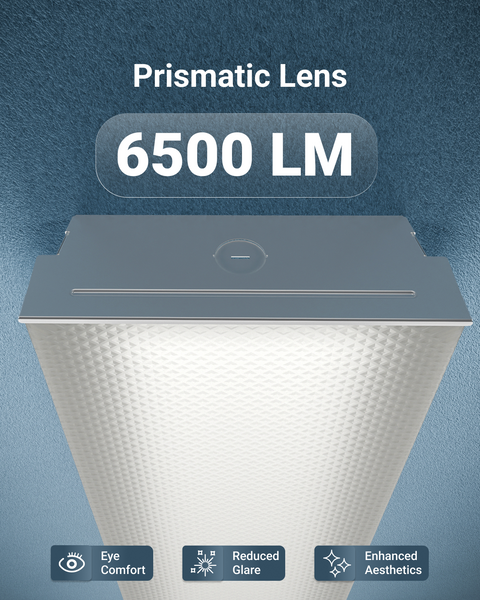 LED Prisma Wraparound, 50W, 4ft x 7in, Selectable CCT, 6500 Lumens ...