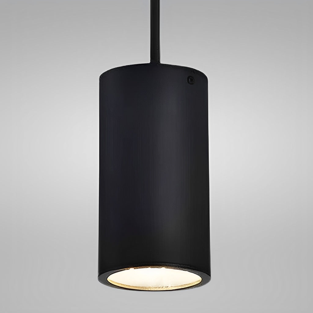 4 3/4" Black Finish Cylinder LED Pendant Light, P4048D Series – Sunco Lighting