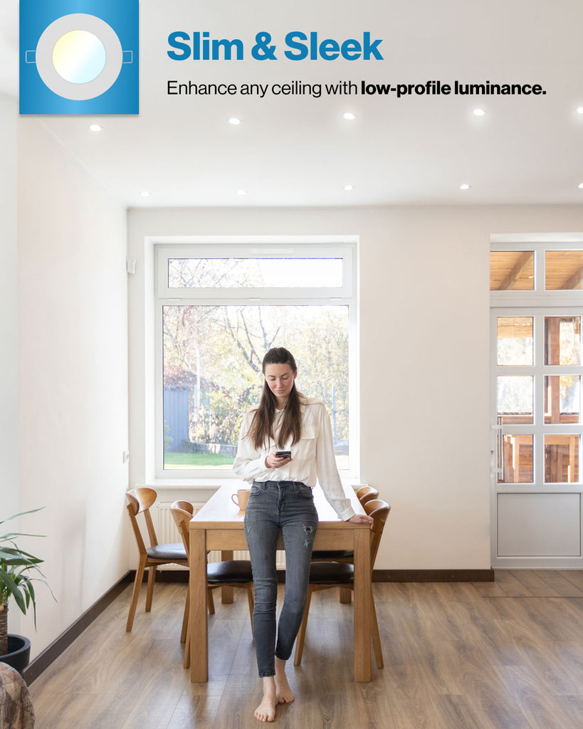 LED Recessed Lighting Kit, 4-Inch, Slim, Selectable CCT | LED LIGHTING ...