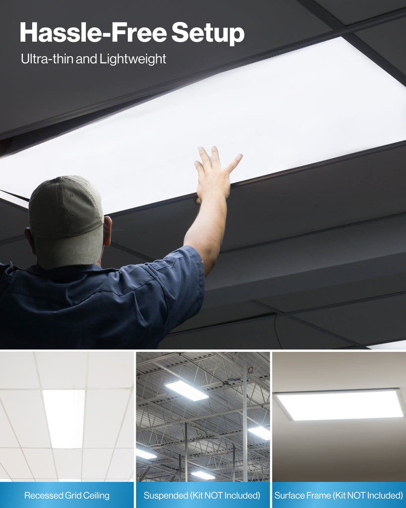 LED 2x4 Selectable Ceiling Panel Light | LED LIGHTING | SUNCO – Sunco ...