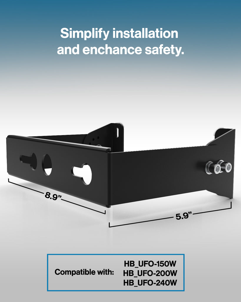 Adjustable Mounting U-Bracket for UFO High Bays – Sunco Lighting