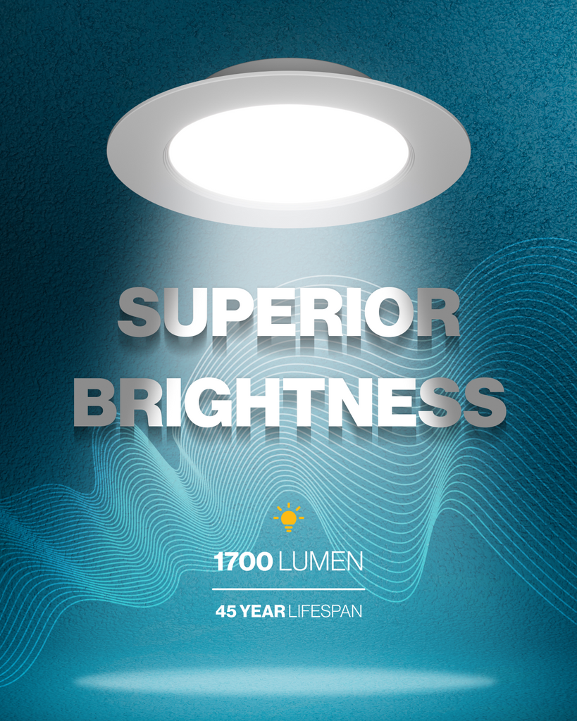 Recessed LED Retrofit Lighting, 5/6 Inch, Baffle, Selectable CCT, 1700 ...