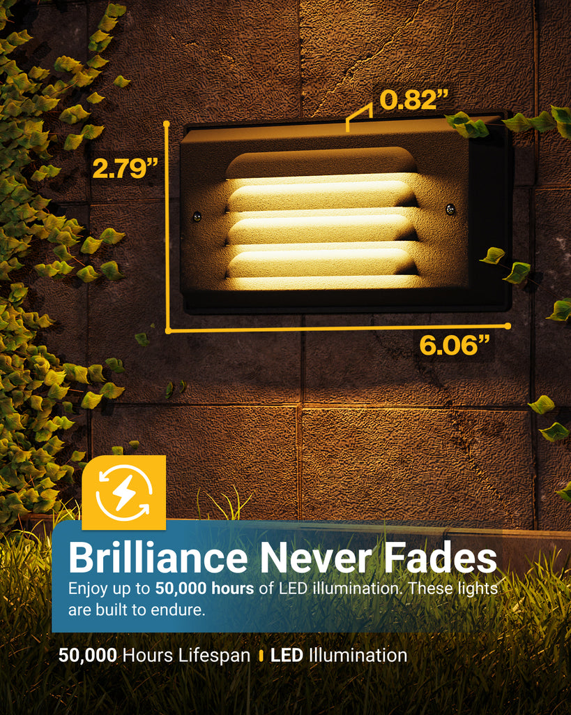 LED Outdoor Step Light, 200 Lumens – Sunco Lighting