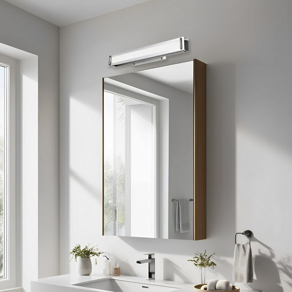 LED Brushed Aluminum Vanity Light, 26" Wide, FL5324D-A Series – Sunco ...