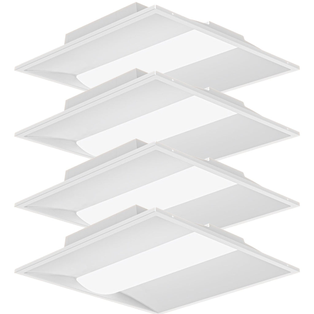 LED Center Basket Troffer, 40W/35W/30W, 2x2, Selectable Wattage & CCT ...