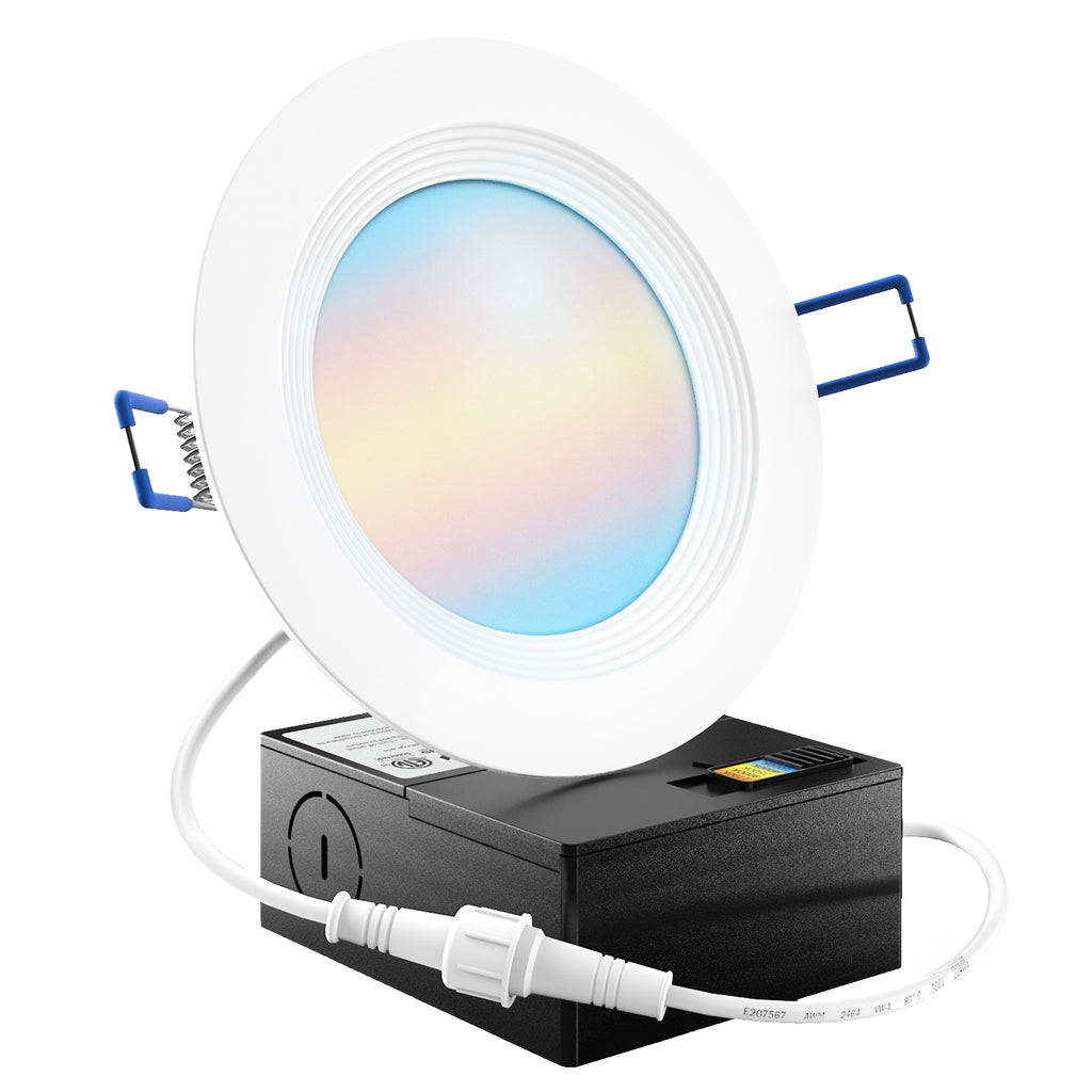 LED Recessed Lighting Kit, 4-Inch, Slim, Baffle Trim | LED LIGHTING ...