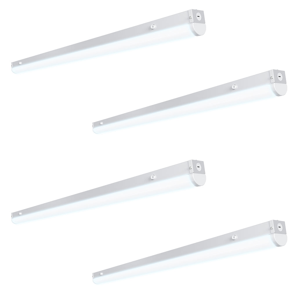 4ft LED Strip Light Fixture, 45/38W/34W, Selectable Wattage & CCT, 585 ...