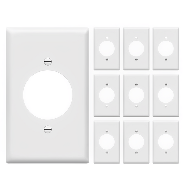 Enerlites Single Locking Receptacle One-Gang Wall Plate – Sunco Lighting