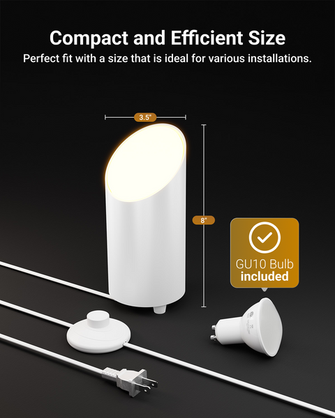 LED White Floor Spotlight w/ Foot Switch | Bulk Buyer Option Available ...
