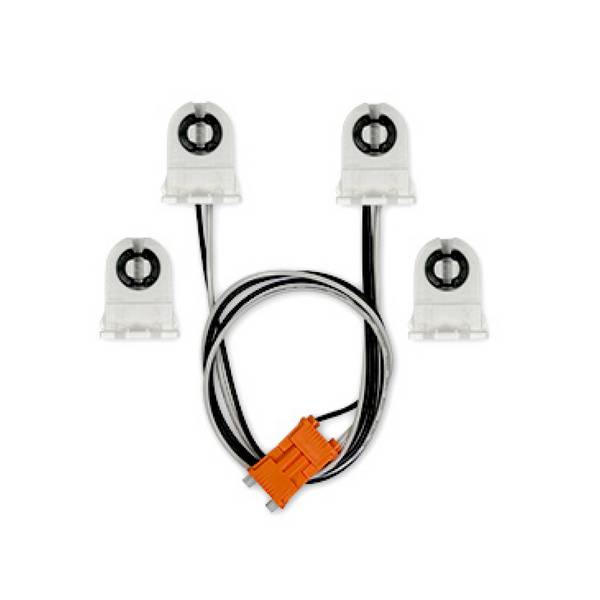 Wiring Harness for Single-End, Non-Shunted Tombstones, T8/T12 Socket ...