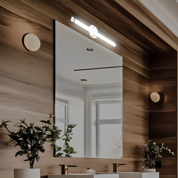 LED Satin Nickel Vanity Light, 22" Wide, FL0224D-VT Series – Sunco Lighting