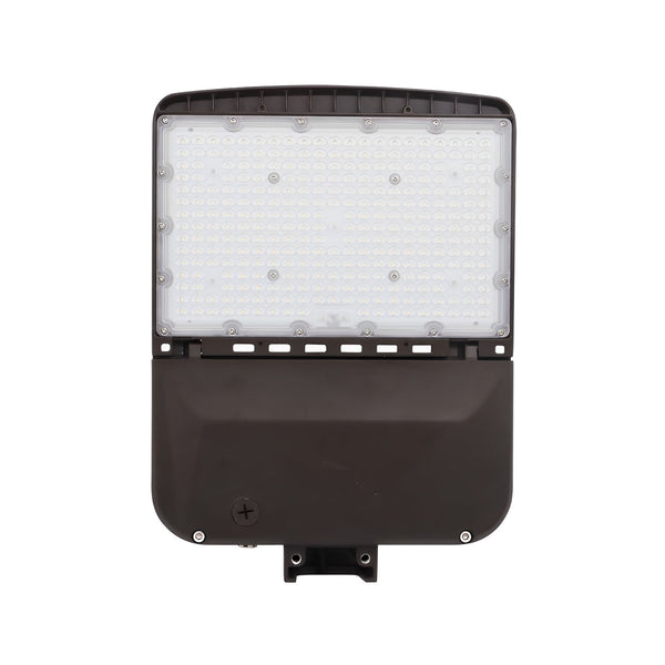 LED Area Light, Parking Lot, 240W/220W/200W/170W, Type III, Bronze, Se ...