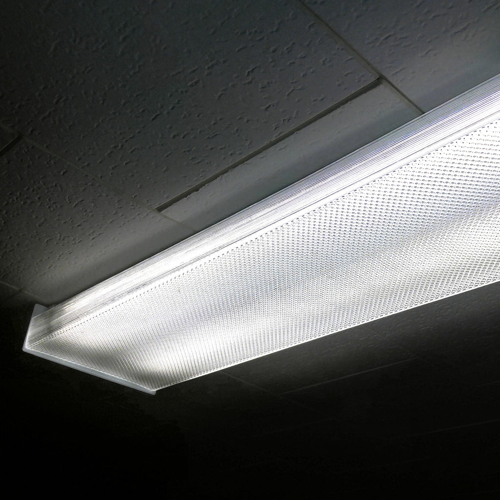 4ft T8 LED Ready Wraparound Fixture, Double-Lamp, Non-Shunted, Single ...