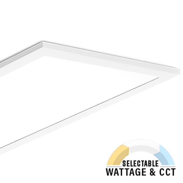 LED Ceiling Panel Light, 50W/40W/30W, 2x4, Selectable Wattage & CCT, 5 ...