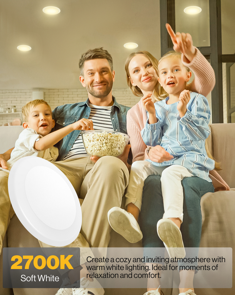 LED Recessed Lighting Kit, 5/6-Inch, Disk Downlight, 15W | LED LIGHTING ...