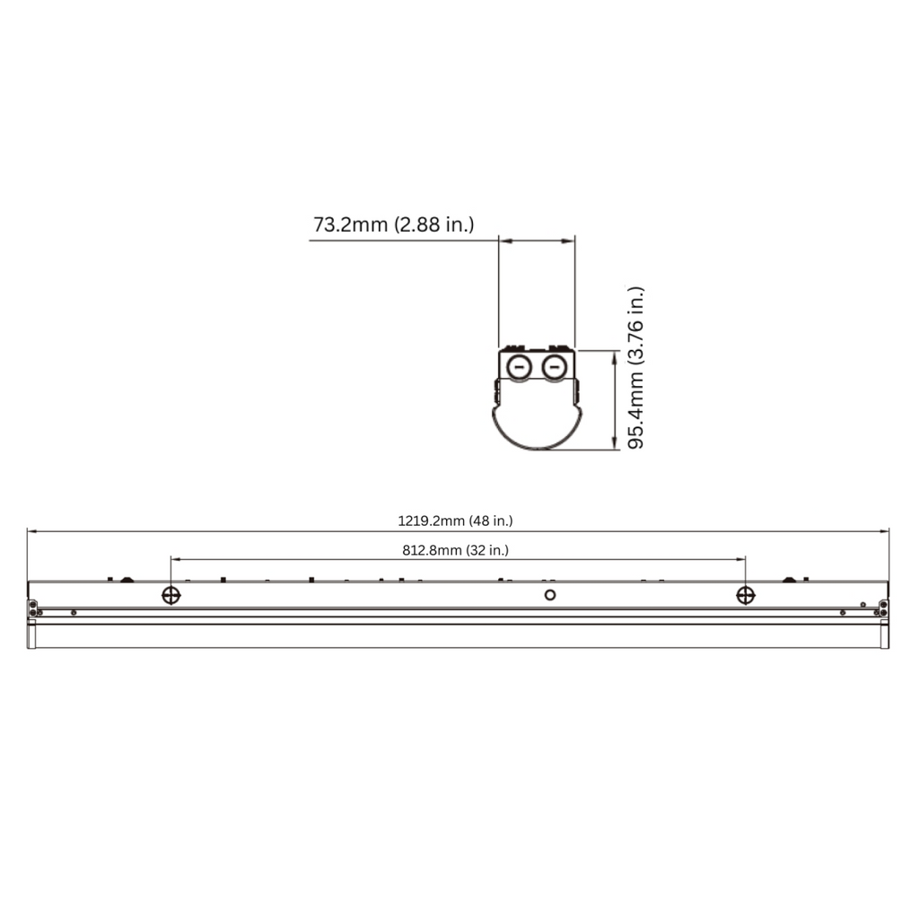 4ft LED Strip Light Fixture, 23W, 3000 Lumens – Sunco Lighting