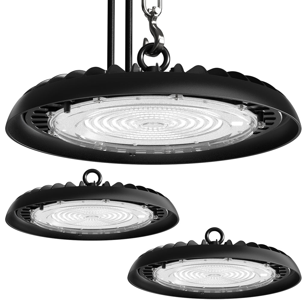 UFO High Bay 200W LED Fixture, Black, 28000 Lumens – Sunco Lighting