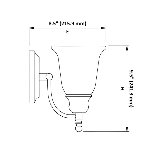 LED Satin Nickel Vanity Light, 24" Wide, 3-Light, 4475 Series – Sunco ...