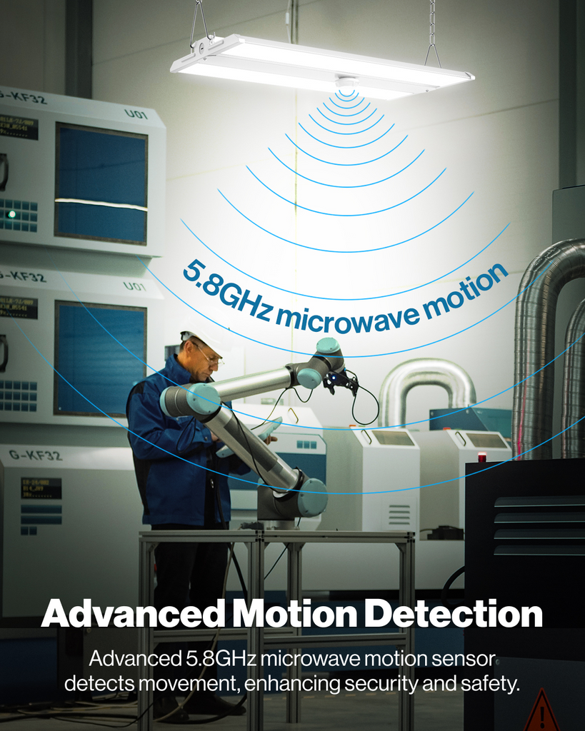 Occupancy Microwave Motion Sensor for Linear High Bay, Plug N Play ...