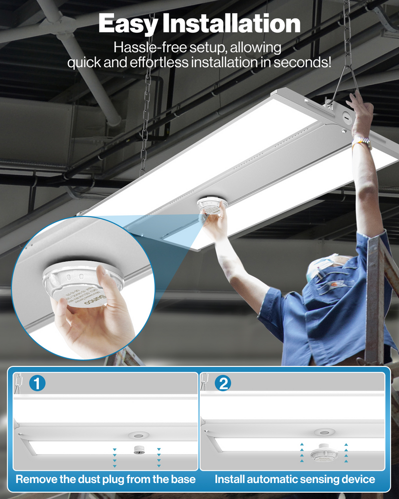 Occupancy Microwave Motion Sensor for Linear High Bay, Plug N Play ...