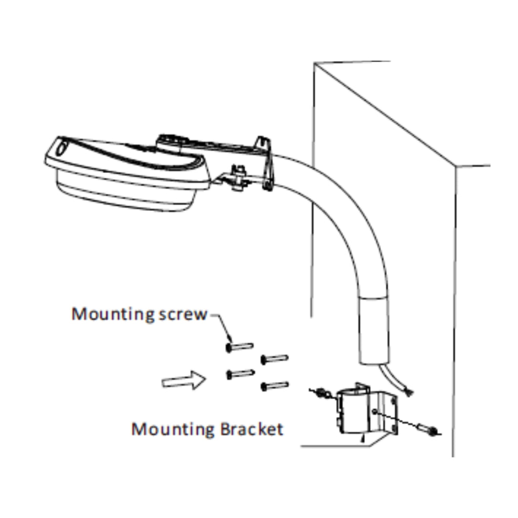 Mounting Arm Kit for Black LED Barn Light – Sunco Lighting