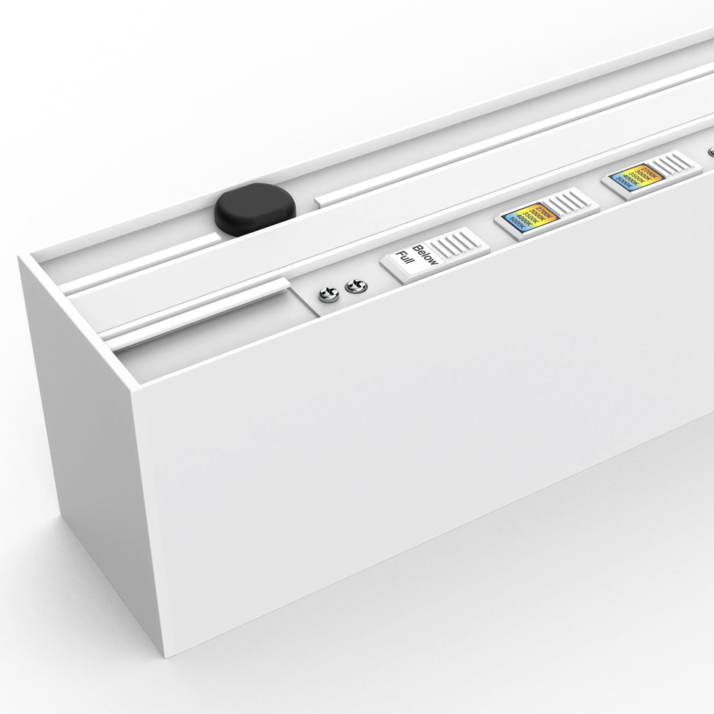 4ft LED Linear Pendant Selectable Up/Down Light, White, 57W, 6300 Lume ...