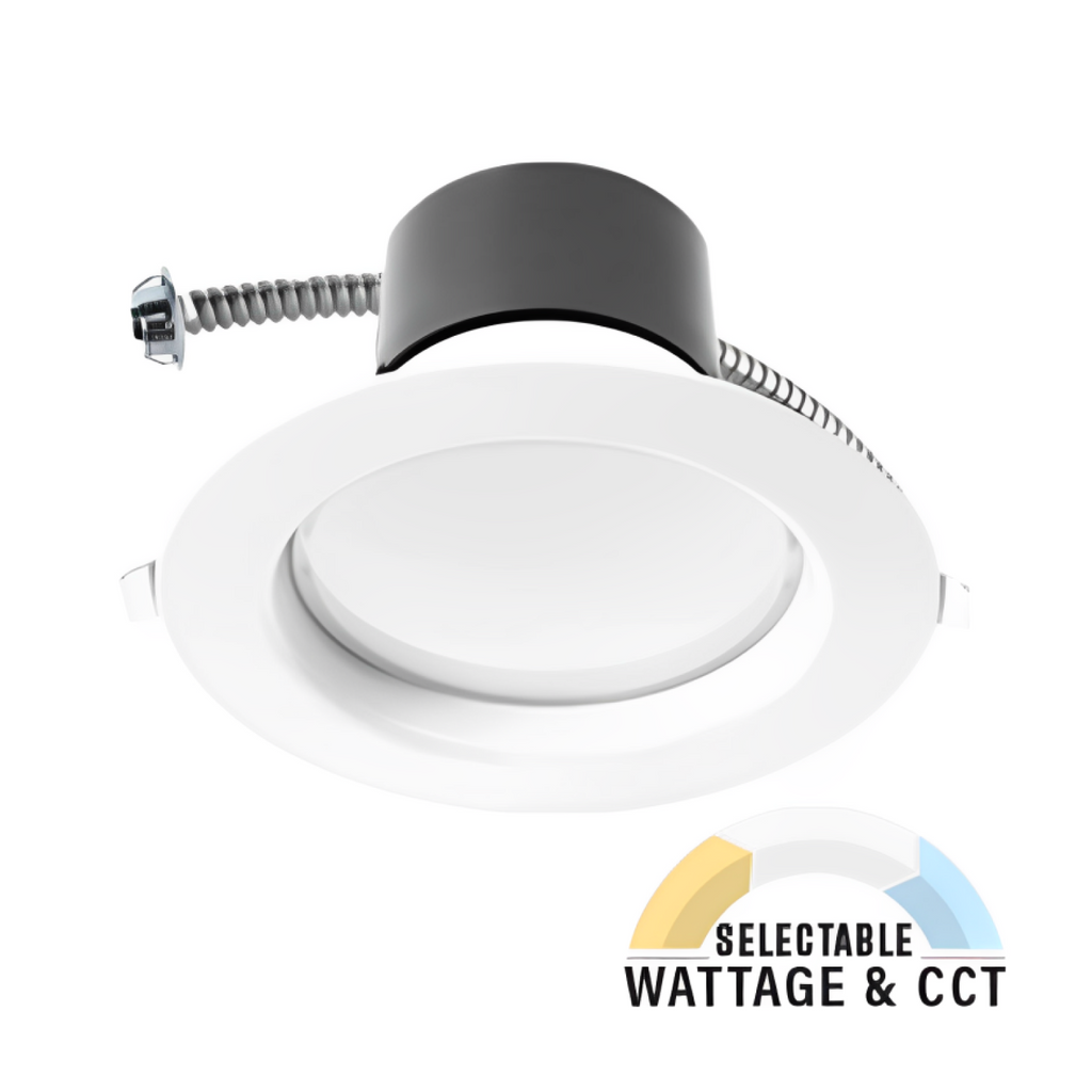 Commercial Recessed LED Lighting, 4 Inch, 13W/10W/7W, Selectable Watta ...