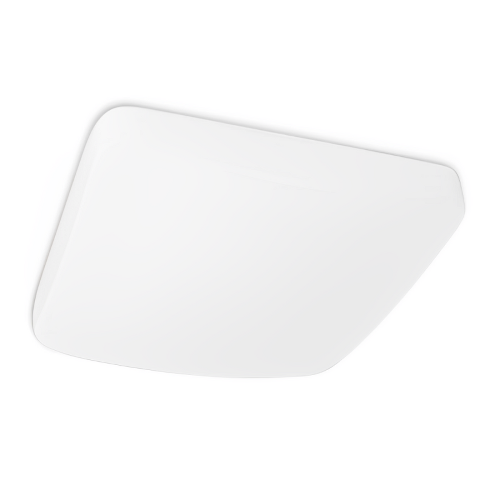 Square LED Puff Ceiling Light, Pulse, White, Surface Mount, 120V, 1700 ...