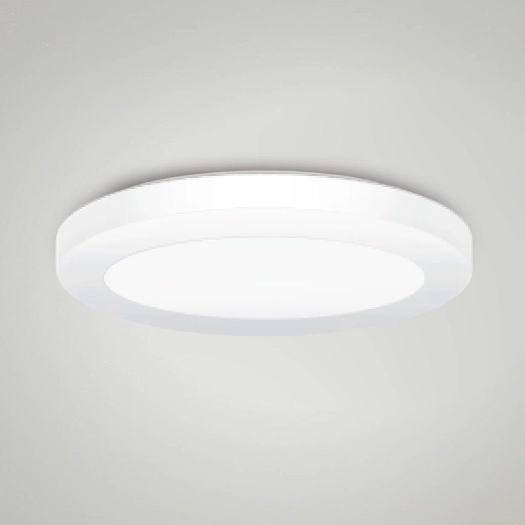 9" Designer Surface Ceiling Light, Surface Mount Round, 1200 Lumens ...