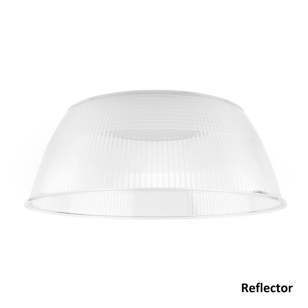 UFO High Bay LED With Reflector, 240W/200W/180W, White, Selectable Wat – Sunco Lighting