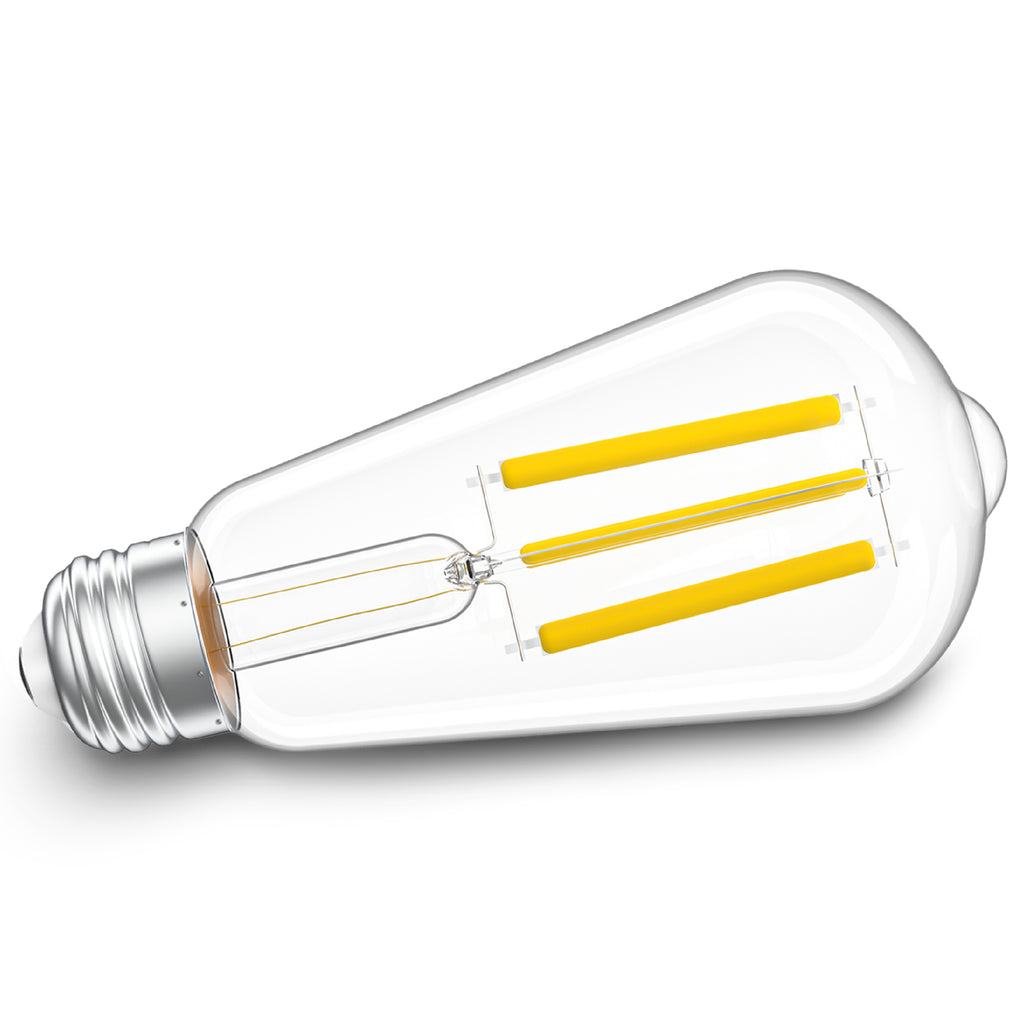 Ultra Bright ST58 LED Bulb, Filament, 1600 Lumens – Sunco Lighting