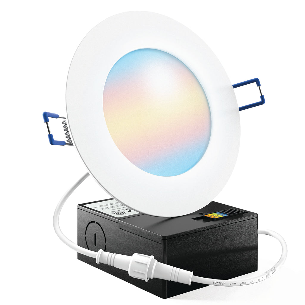LED Recessed Lighting Kit, 4-Inch, Slim, Selectable CCT | LED LIGHTING ...
