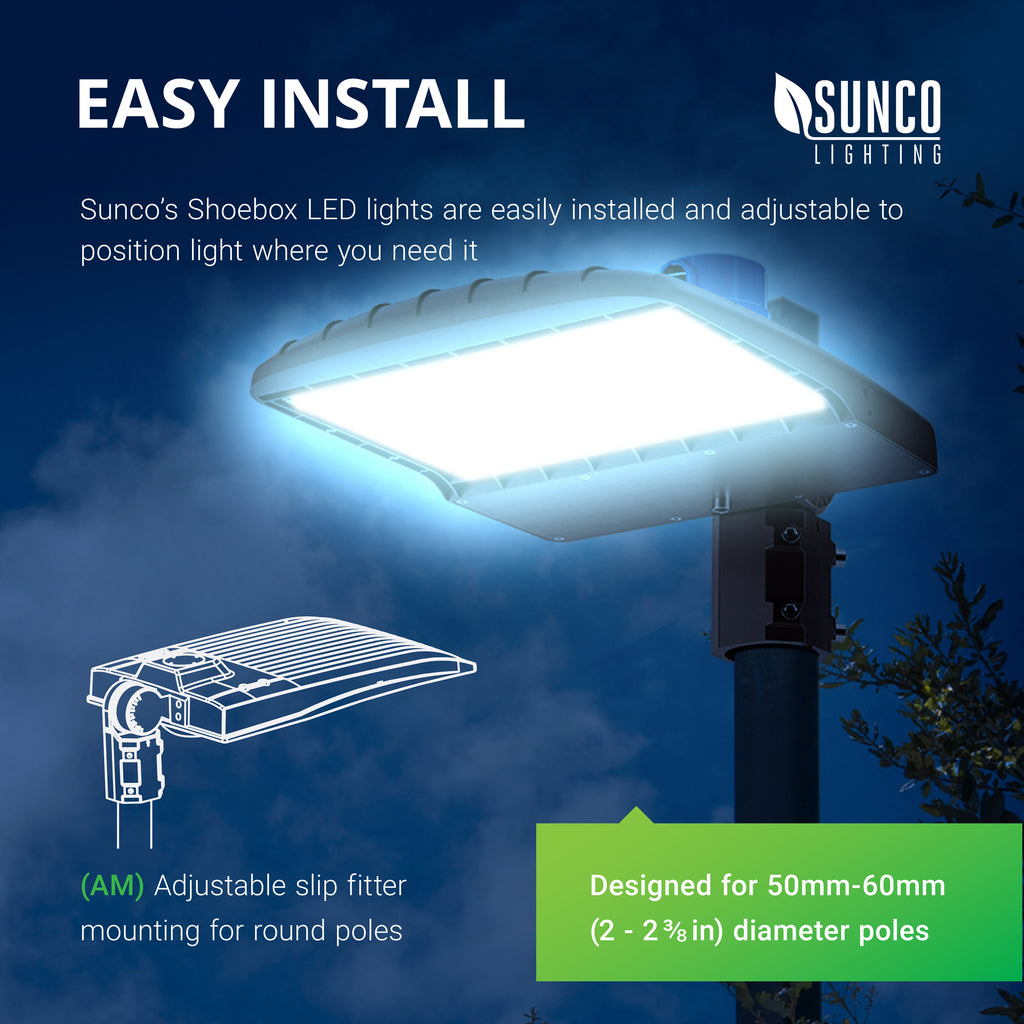 Shoebox LED 200W Parking Light Fixture | LED LIGHTING | SUNCO – Sunco ...