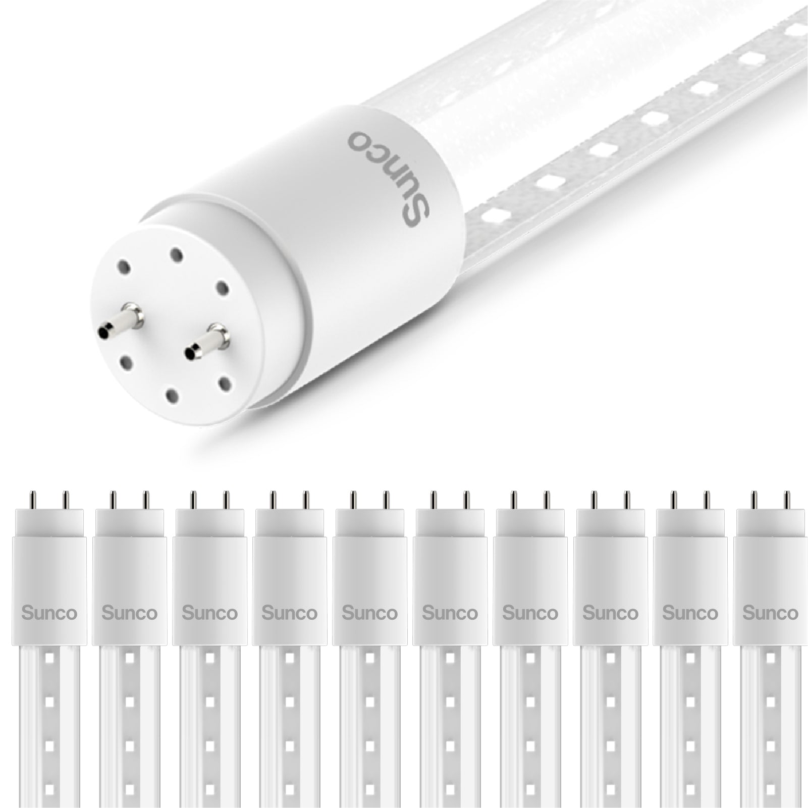 T8 LED Tube Lights, Clear | LED LIGHTING | SUNCO – Sunco Lighting