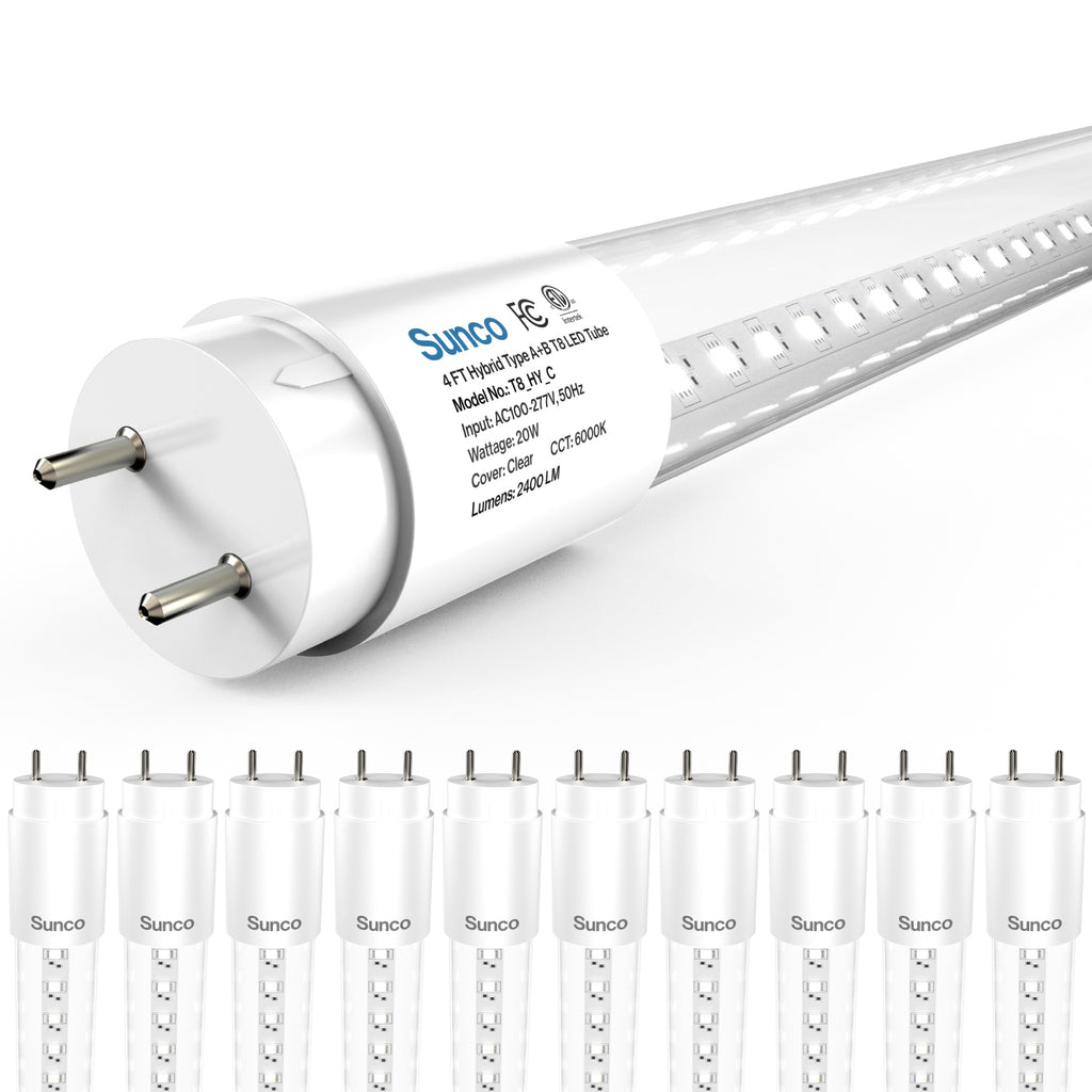 T8 LED Tube Lights, Clear | LED LIGHTING | SUNCO – Sunco Lighting