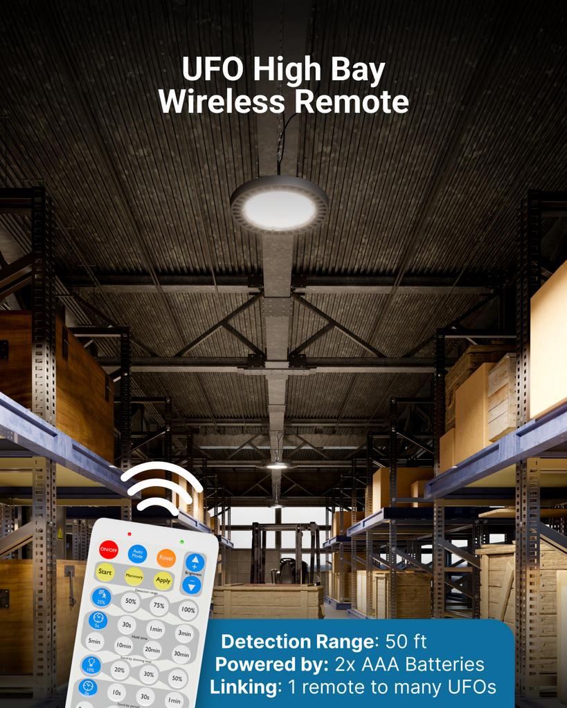 UFO High Bay Microwave Motion Sensor Remote Control – Sunco Lighting