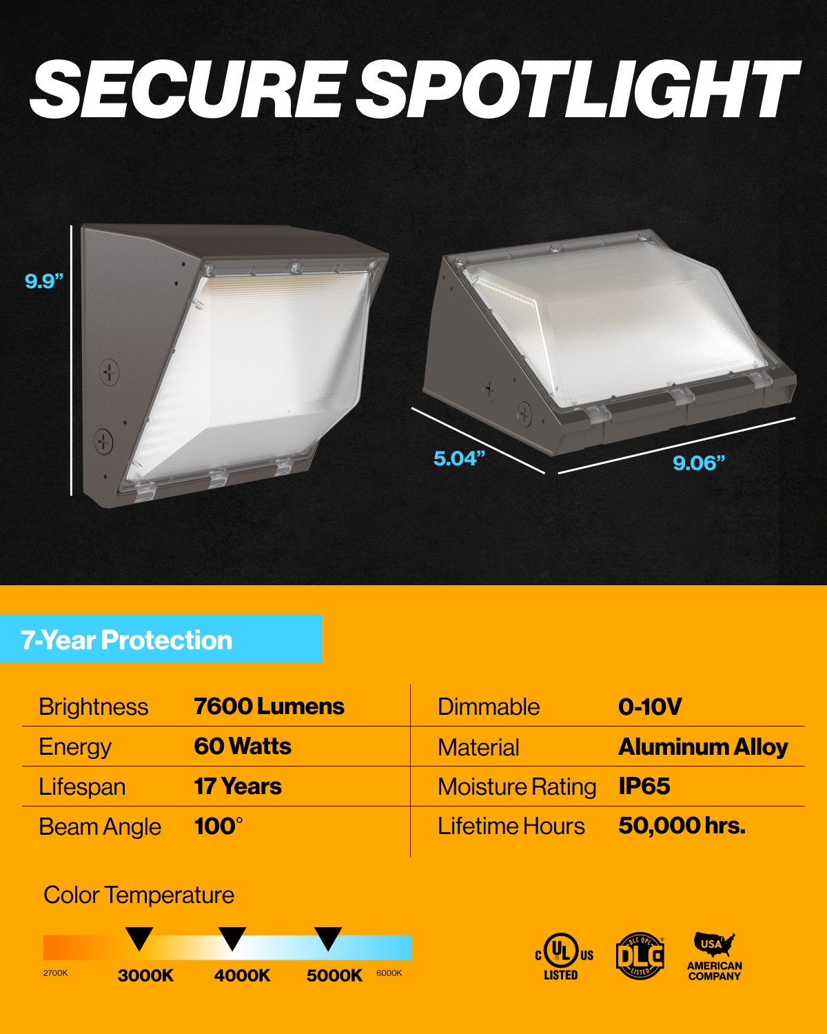 LED Wall Pack Selectable, 60W | LED LIGHTING | SUNCO – Sunco Lighting