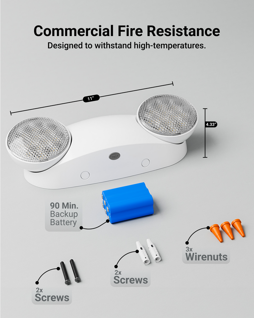2-Head Bug-Eye Emergency Light | LED LIGHTING | SUNCO – Sunco Lighting