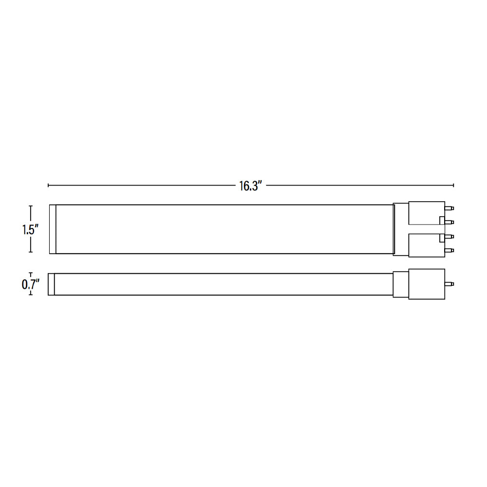 LED PLL Retrofit Lamp, 2G11, 1200 Lumens – Sunco Lighting