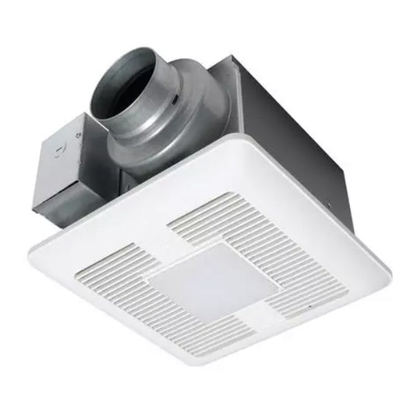 Panasonic WhisperCeiling DC, Bathroom Exhaust Fan, LED Light, 50/80/11 ...