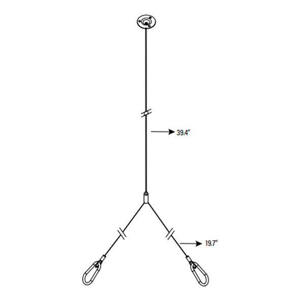 Suspended Cable Kit – Sunco Lighting
