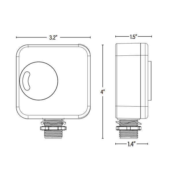 Bi-Level, Daylight Harvest Microwave Sensor for Strip Light Fixtures ...