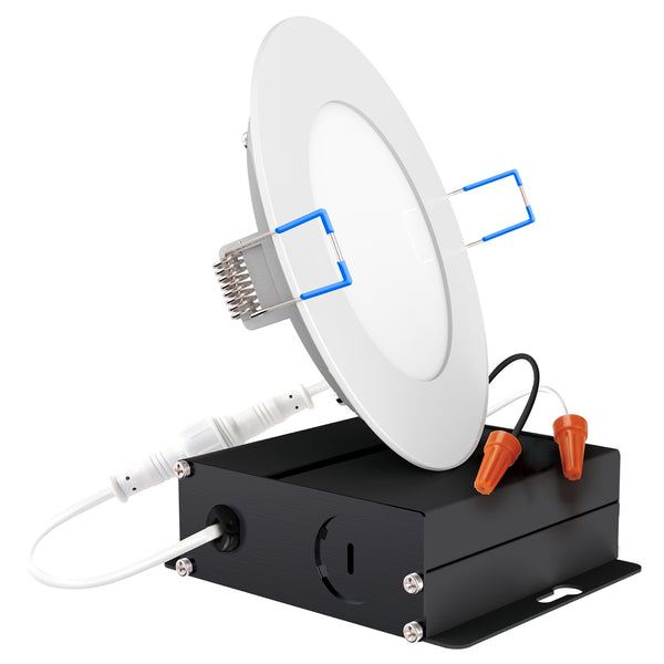 LED Recessed Lighting Kit, 4-Inch, Slim, Smooth Trim | LED LIGHTING ...